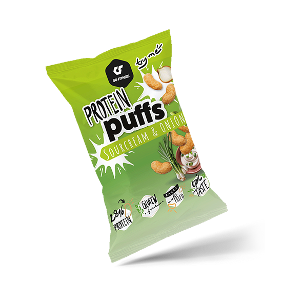 Go Fitness Protein Puffs 50g | Snack salato – Vitaminstore